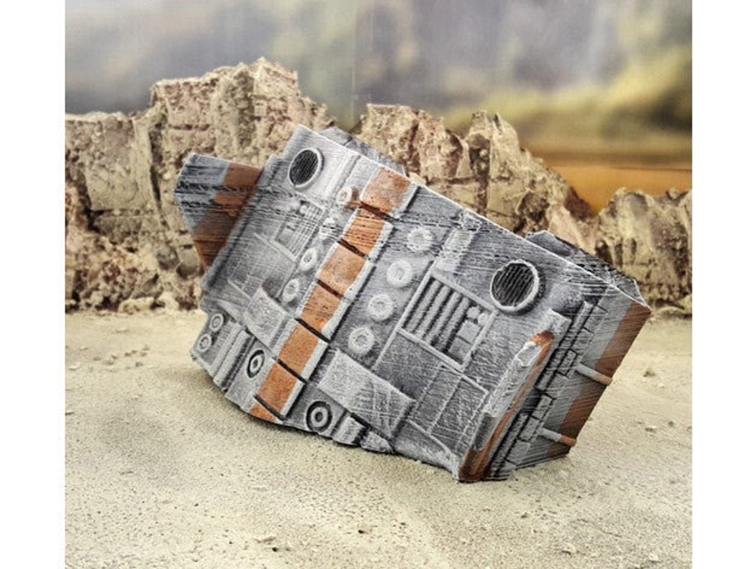 28mm Legion Imperial Assault Starship Wreck Spaceship D Wargaming ...