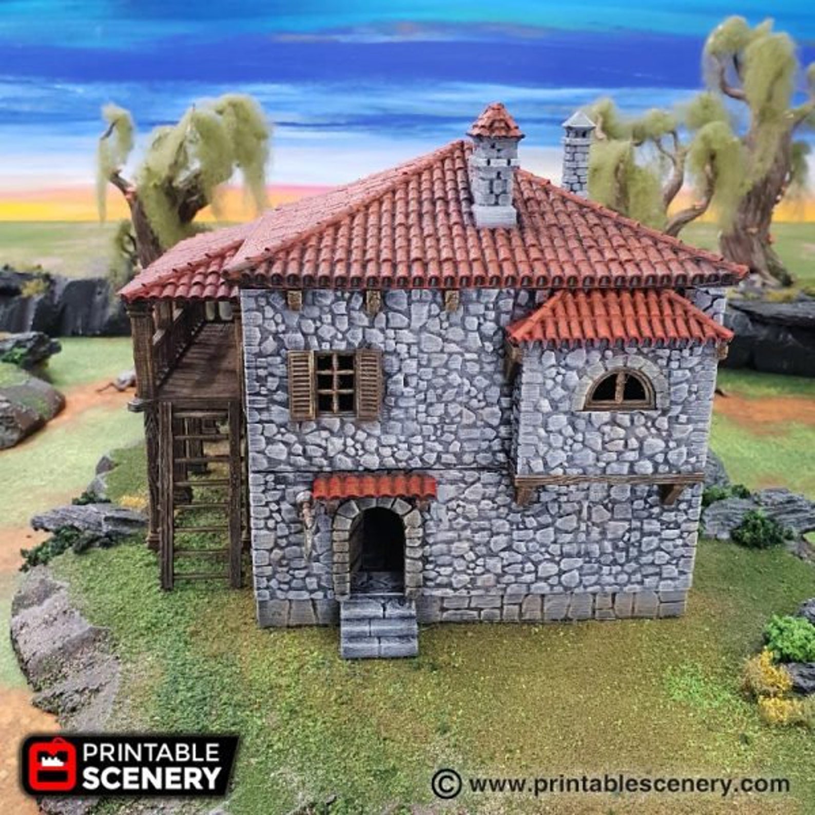 Dnd Terrain Port Tavern Fantasy Dwarve Elves and Demons | Etsy