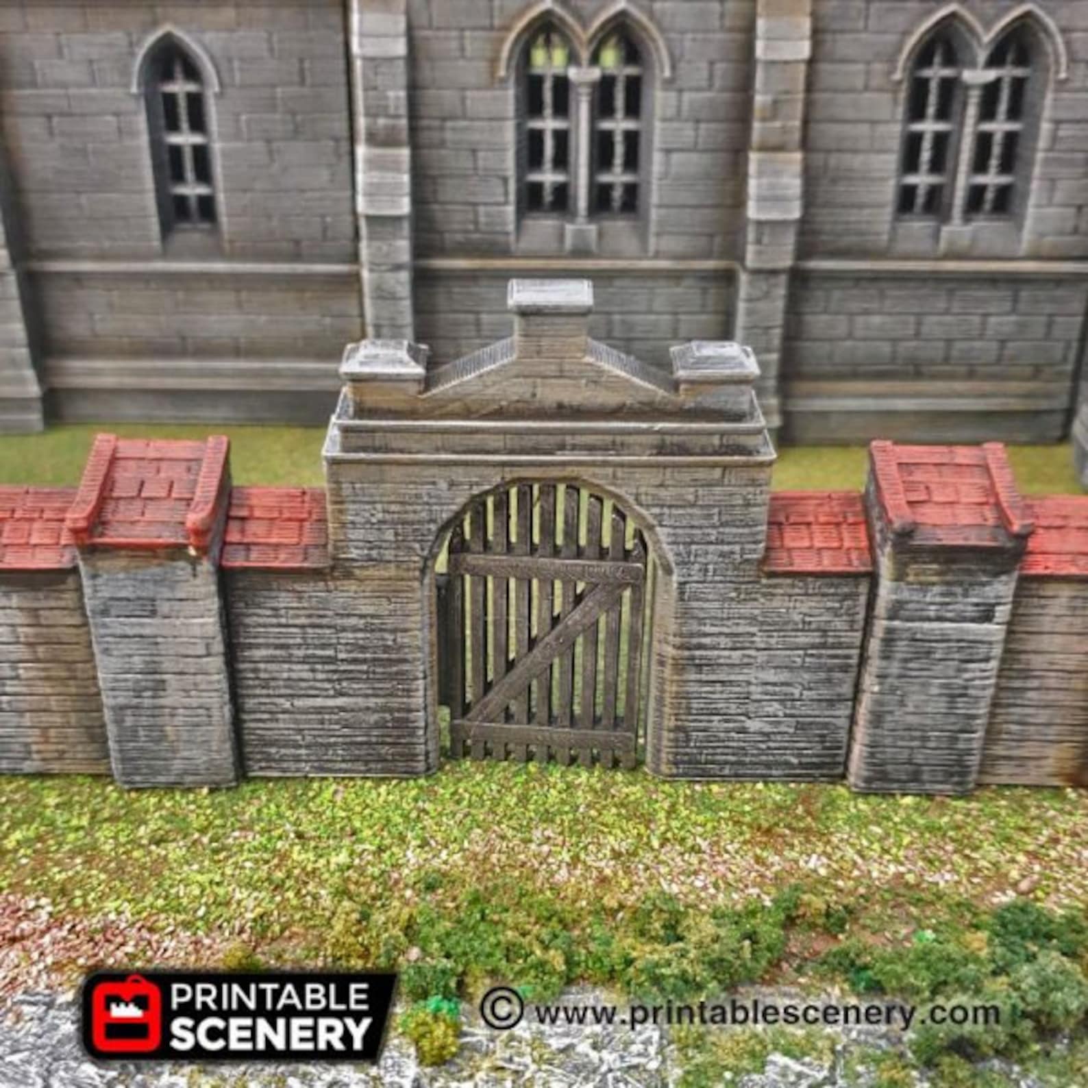 DnD Terrain Church Gates Miniature Warhammer 40k Pathfinder | Etsy