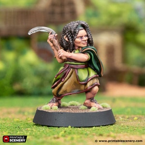 Flora Diggins Halfling Dnd Miniature Terrain Set, Resin Miniature ...