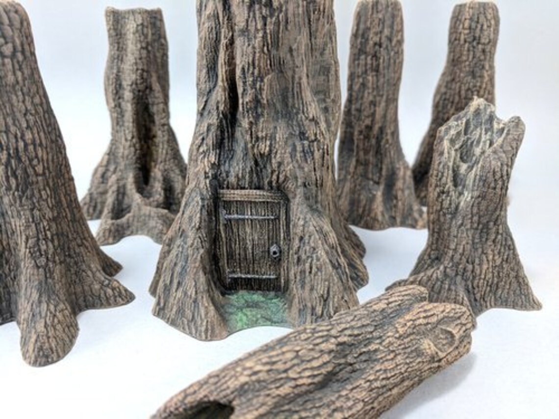 Forest Trees Dnd Miniature Terrain, Dungeons and Dragons, D&D ...