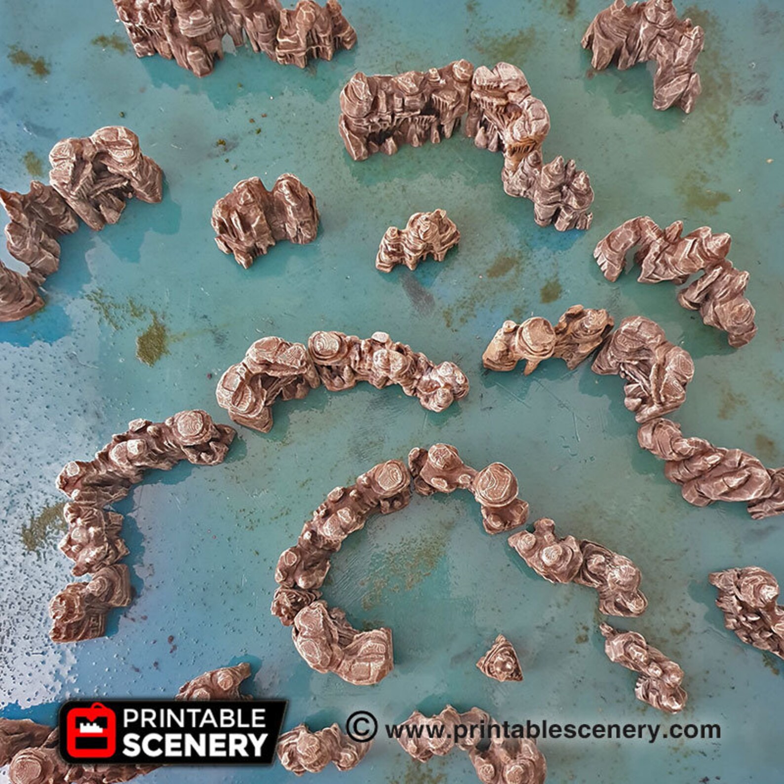 Clorehaven Goblin Grotto Walls Dnd Miniature Terrain Dungeons - Etsy