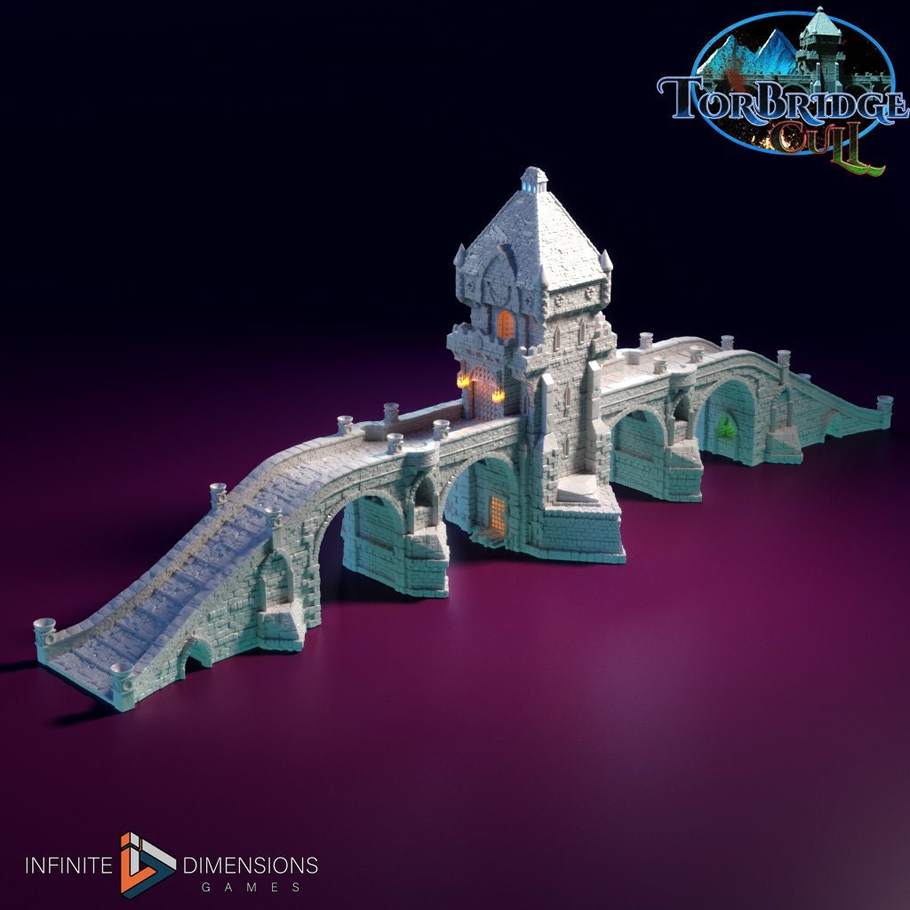 The Great Torbridge Bridge Dnd Miniature Terrain for Dungeons and ...
