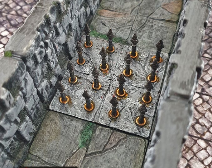 Crypt Secret Door Openlock Dungeon Tile Dnd Miniature Terrain - Etsy