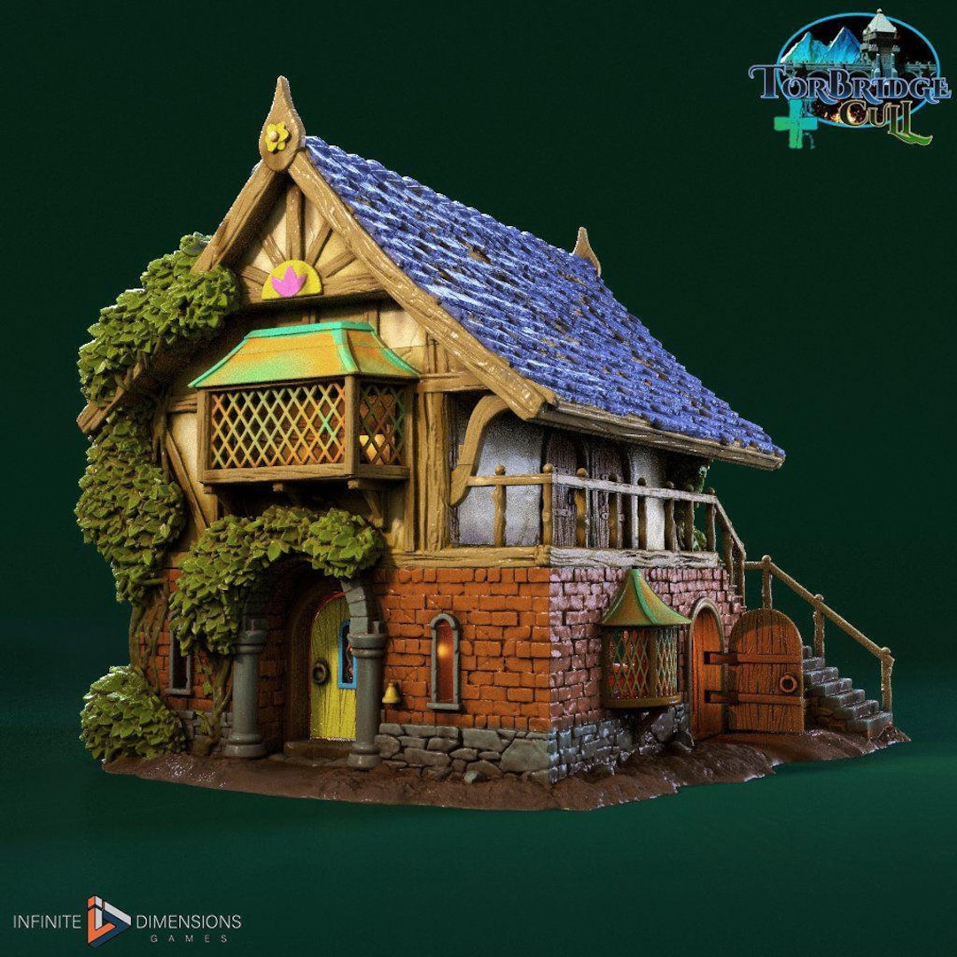 Torbridge Herbalist’s Clinic Terrain Dnd Miniature Terrain for Dungeons ...