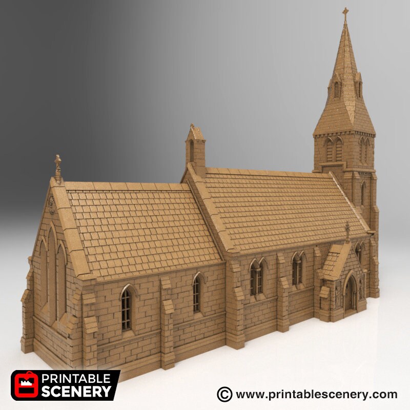 Medieval Church Dnd Miniature Terrain for Dungeons and - Etsy UK