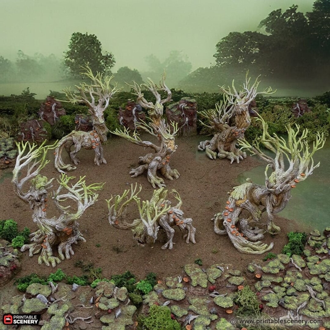 Gloaming Swamp Tree Creatures Dnd Miniature Terrain, Dungeons and ...