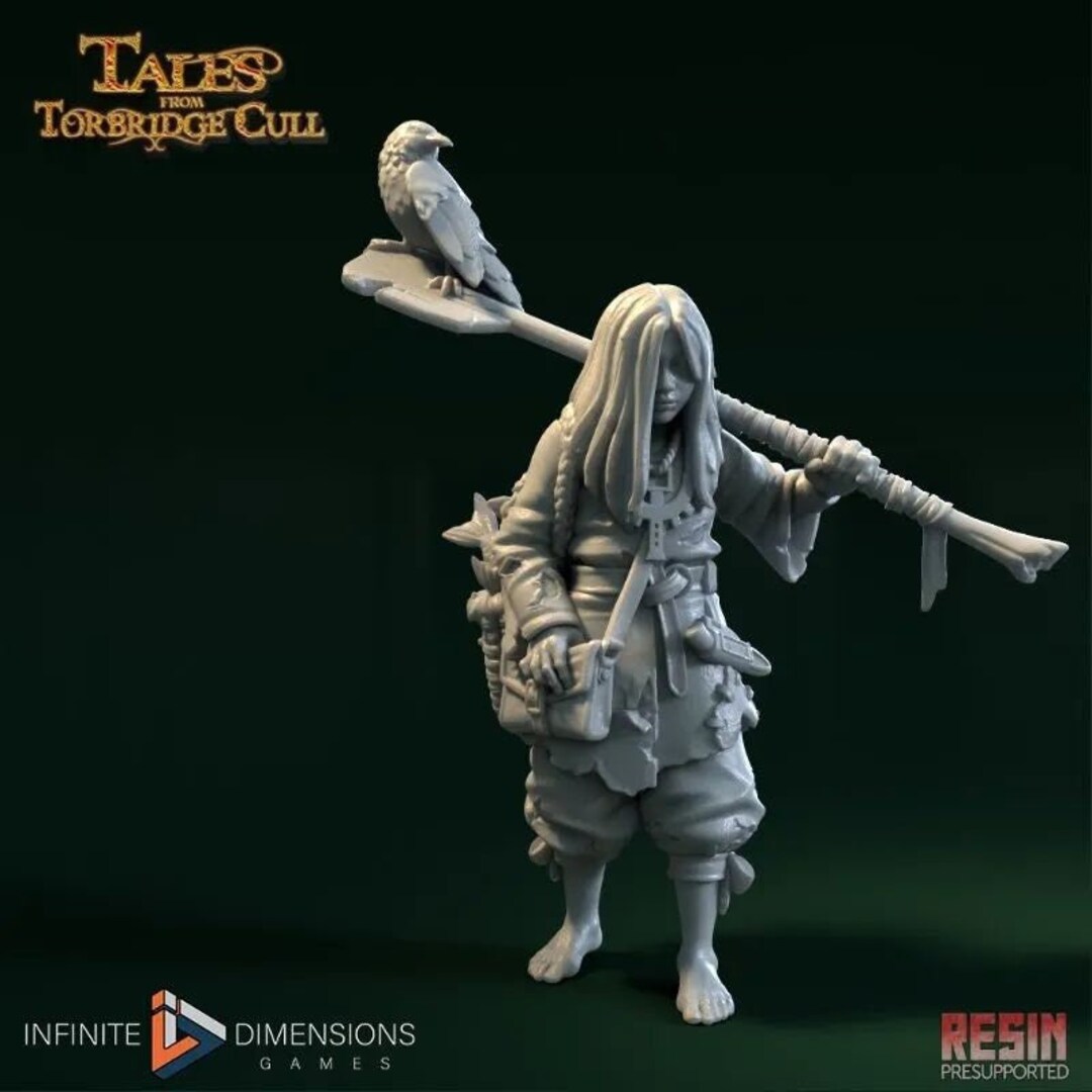 Eerie Child – the Stolen One Dnd Miniature Terrain Set, Resin Miniature ...