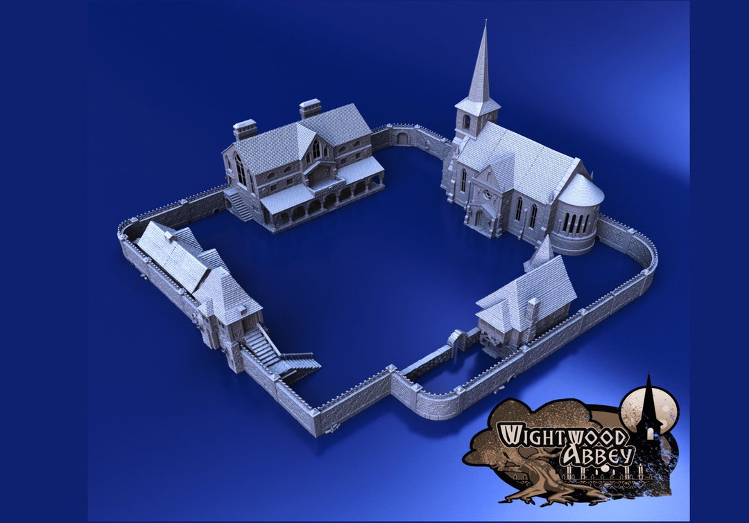 Wightwood Abbey Full Set Dnd Miniature Terrain | Dungeons and Dragons ...