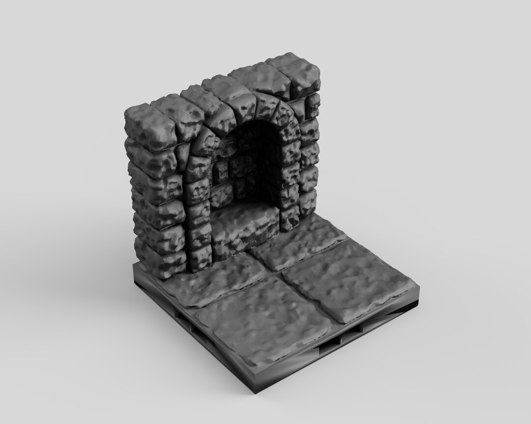 Dungeon Alcove Dnd Miniature Terrain Tiles for Dungeons and Dragons, D ...