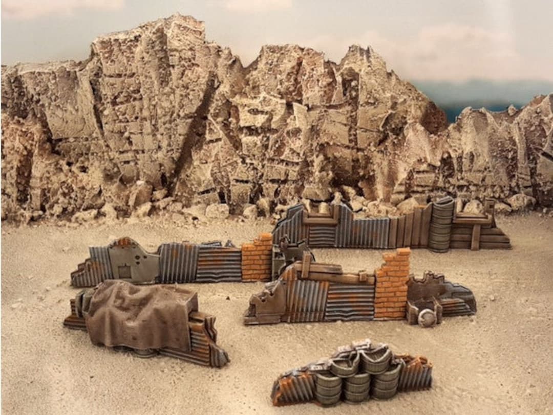 Gasland Shanty Obstacles Dnd Pathfinder Role Play Terrain Not Finished ...