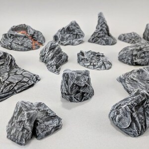 Dungeon Rock Outcroppings Dnd Miniature Terrain, Dungeons and Dragons ...