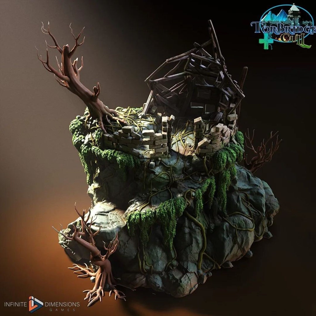 Torbridge Abandoned Outpost Set Dnd Miniature Terrain for Dungeons and ...