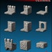 Dnd Terrain Castle Set | Dnd Terrain | Pathfinder | D and D Miniature ...