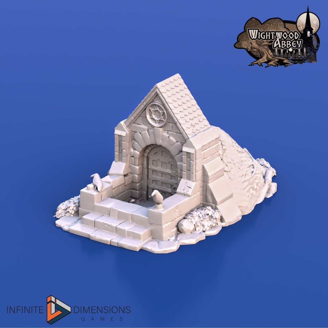 Wightwood Crypt Entrance Dnd Miniature Terrain | Dungeons and Dragons ...