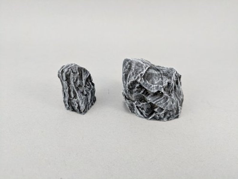 Dungeon Rock Outcroppings Dnd Miniature Terrain Dungeons and - Etsy