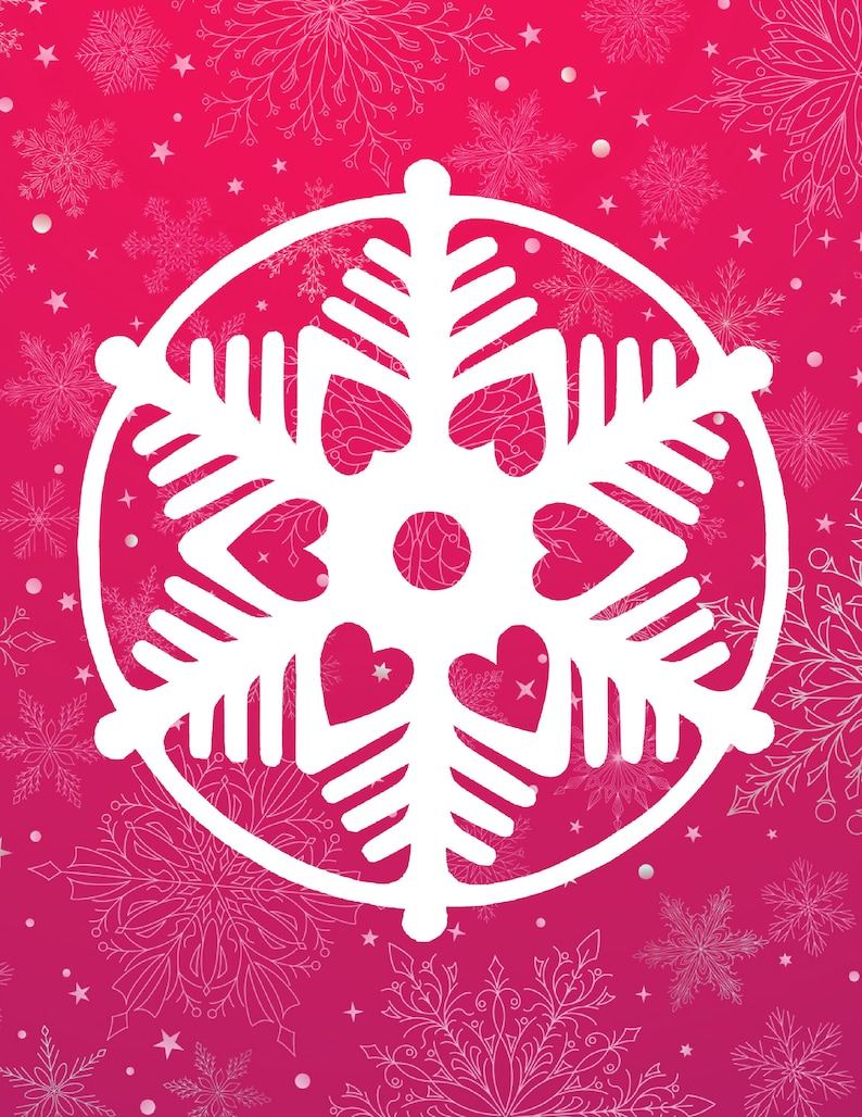 20 Paper Snowflake Templates: EASY Step-by-step Diagrams (printable PDF ...