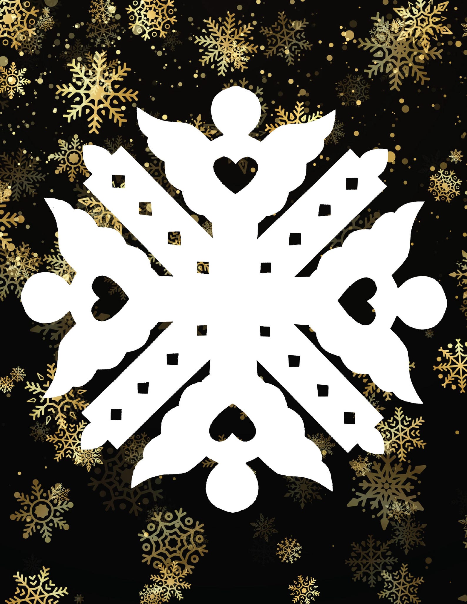 20 Paper Snowflake Templates: EASY Step-by-step Diagrams (printable PDF ...