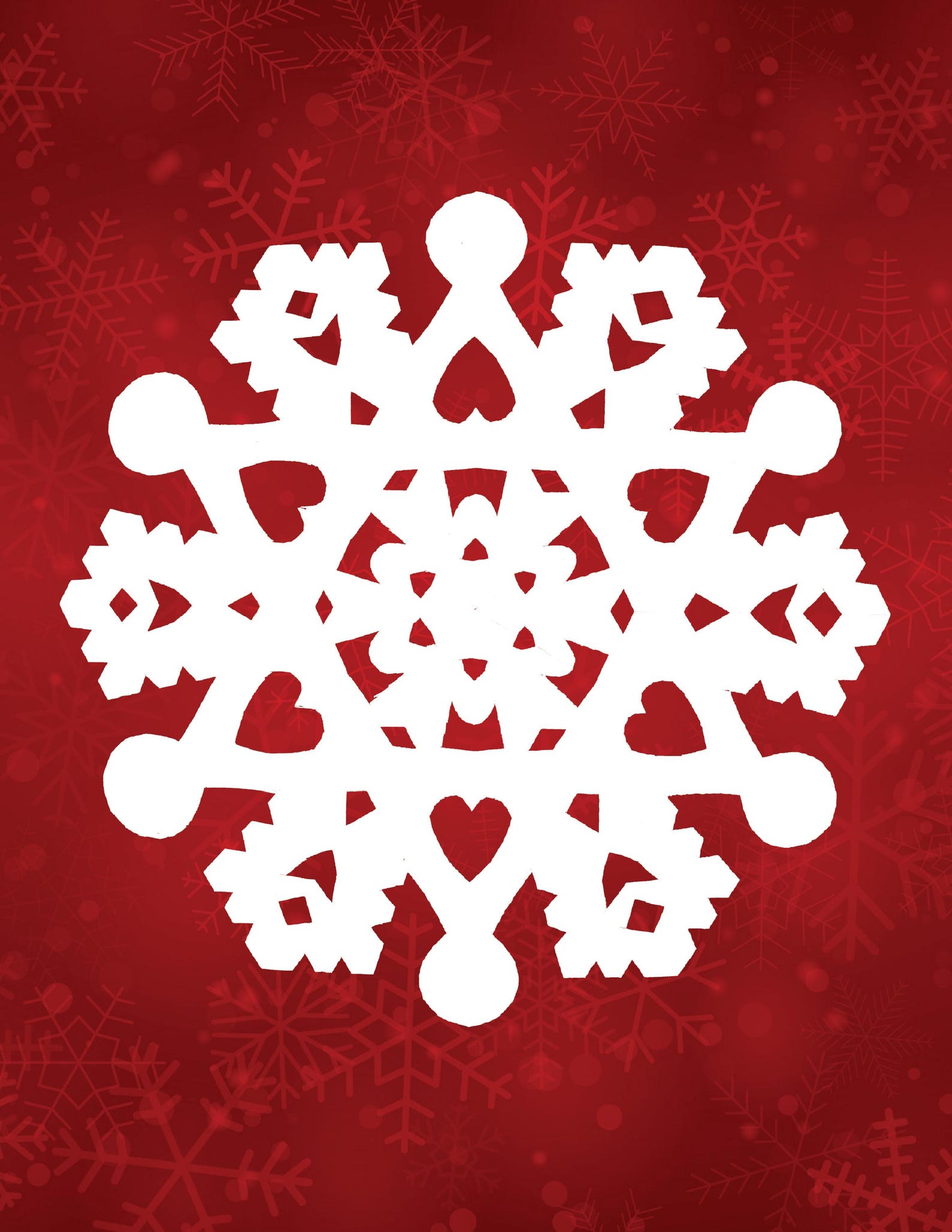 20 Paper Snowflake Templates: EASY Step-by-step Diagrams (printable PDF ...