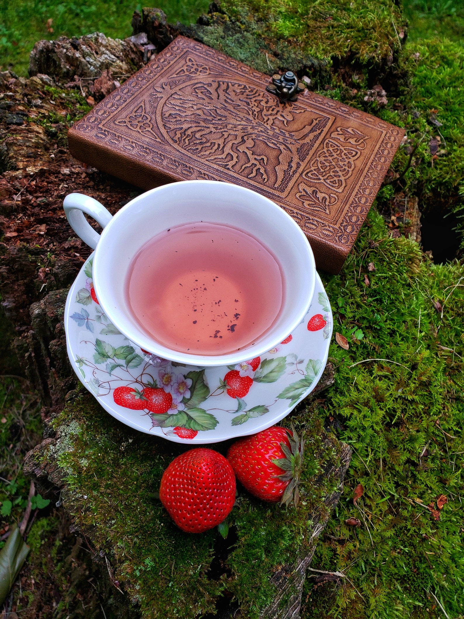 STRAWBERRY DREAM ~ Organic Herbal Tea~love Spell in A Cup~strawberry ...