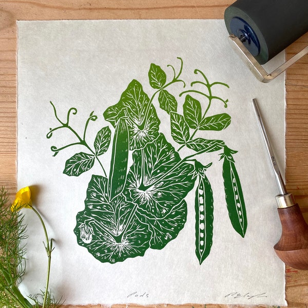 Vegetable Print - Etsy UK