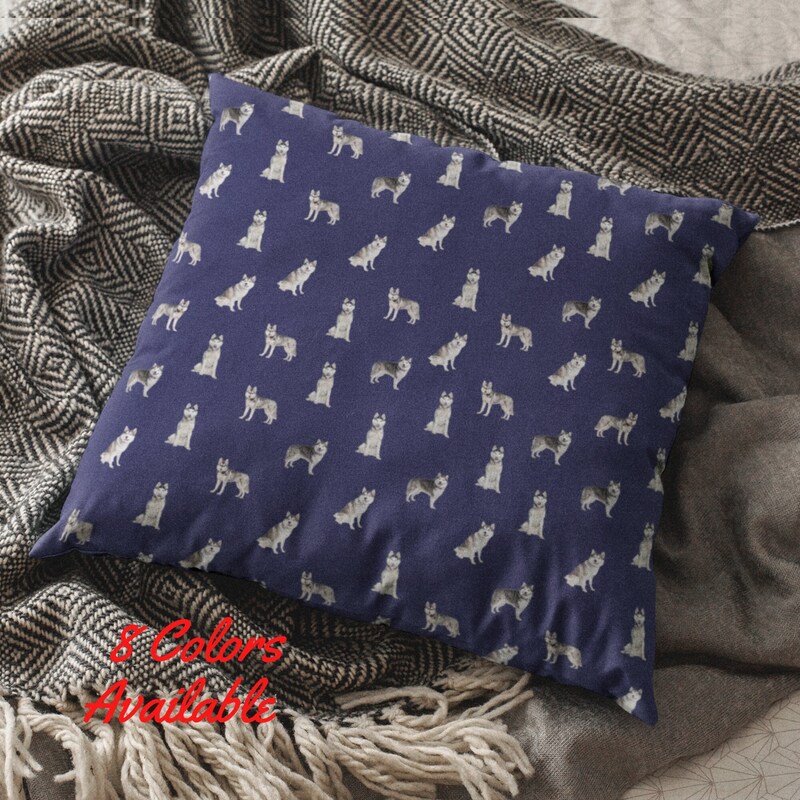 Husky Pillow - Etsy
