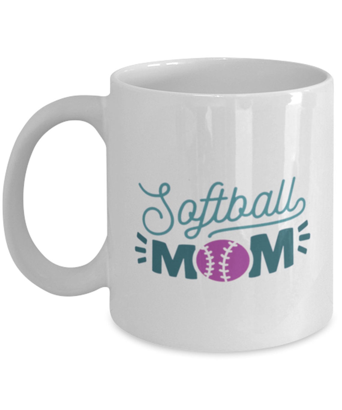 Softball Mom Coffee Mug Softball Mom Gift Gift for Softball - Etsy