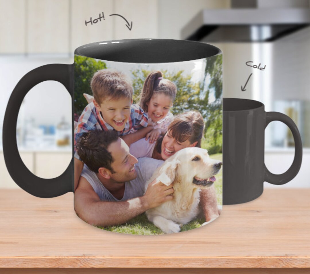 Custom Magic Heat Reveal Mug: Personalized Photo Color Changing Mug - Etsy