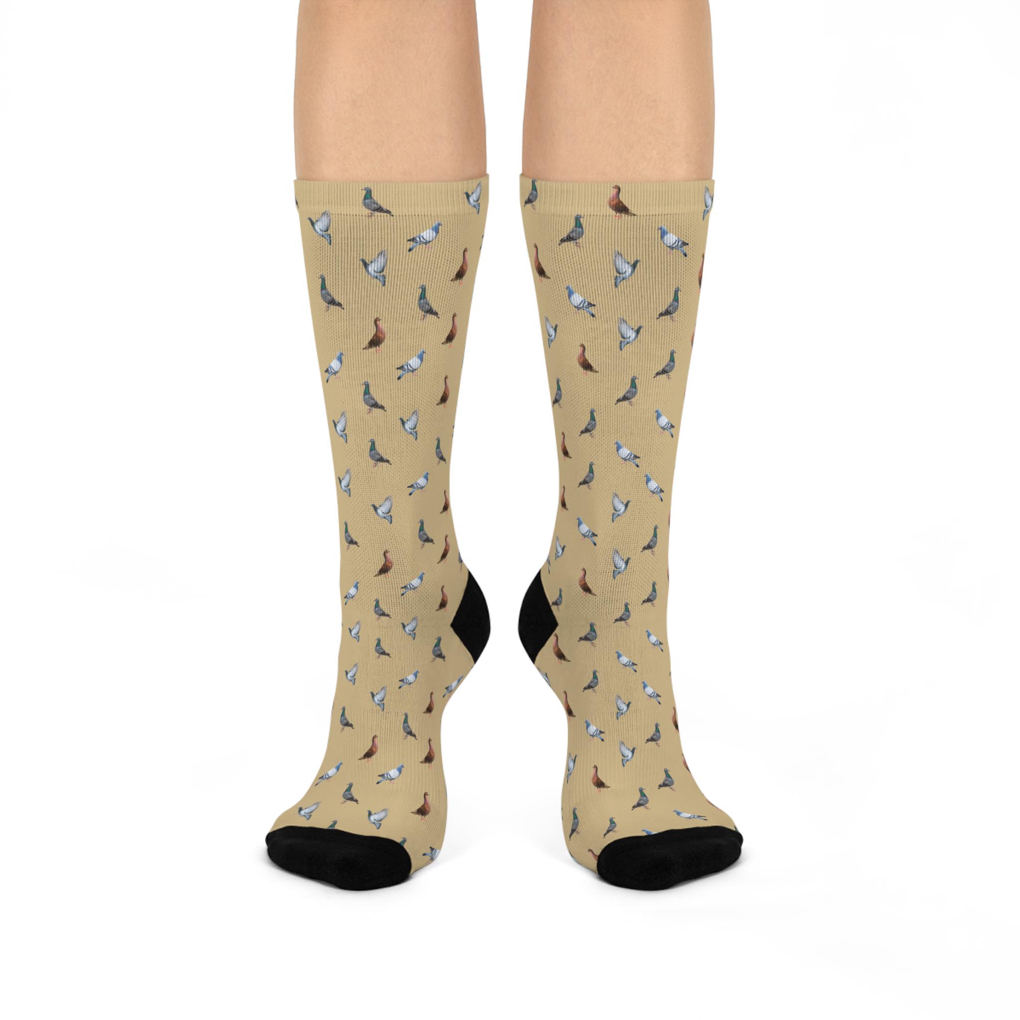 Pigeon Socks: Unisex Bird Crew Socks - Soft & Cozy - Etsy