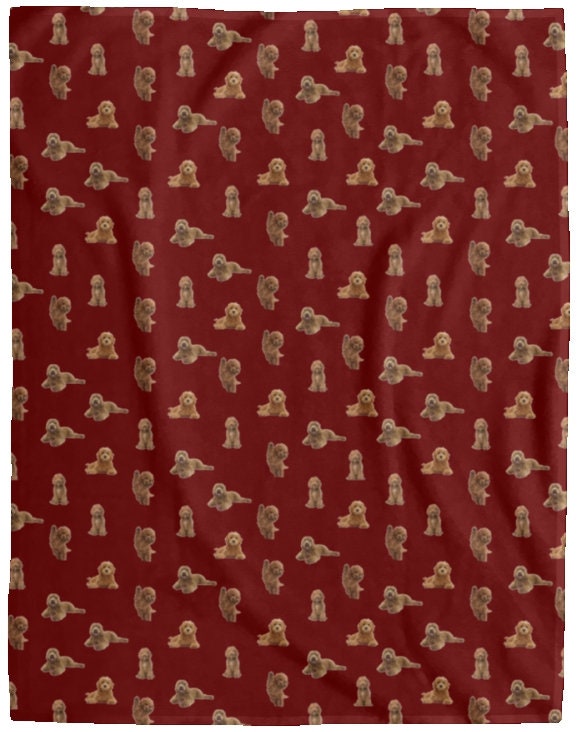 Labradoodle Blanket and Throw Labradoodle Comfy Fleece and | Etsy