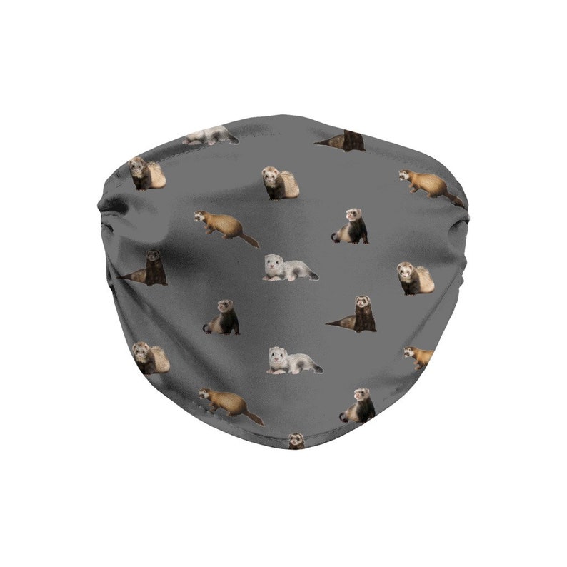 Ferret Face Mask Ferret Print Ferret Gifts Ferret Mask | Etsy