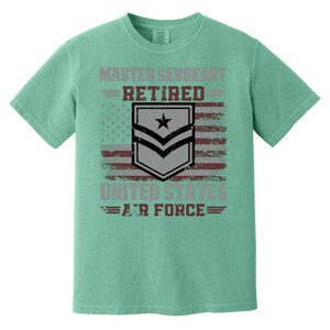 USAF Veteran Gift - Master Sergeant Retired United States Airforce ...
