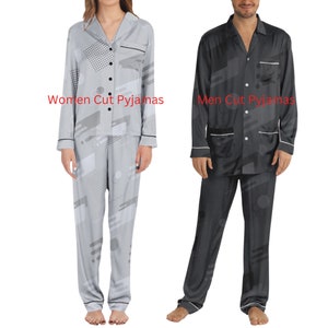 Wolf Pajama Set for Women and Men, Sleepwear Gift, Loungewear for Her ...