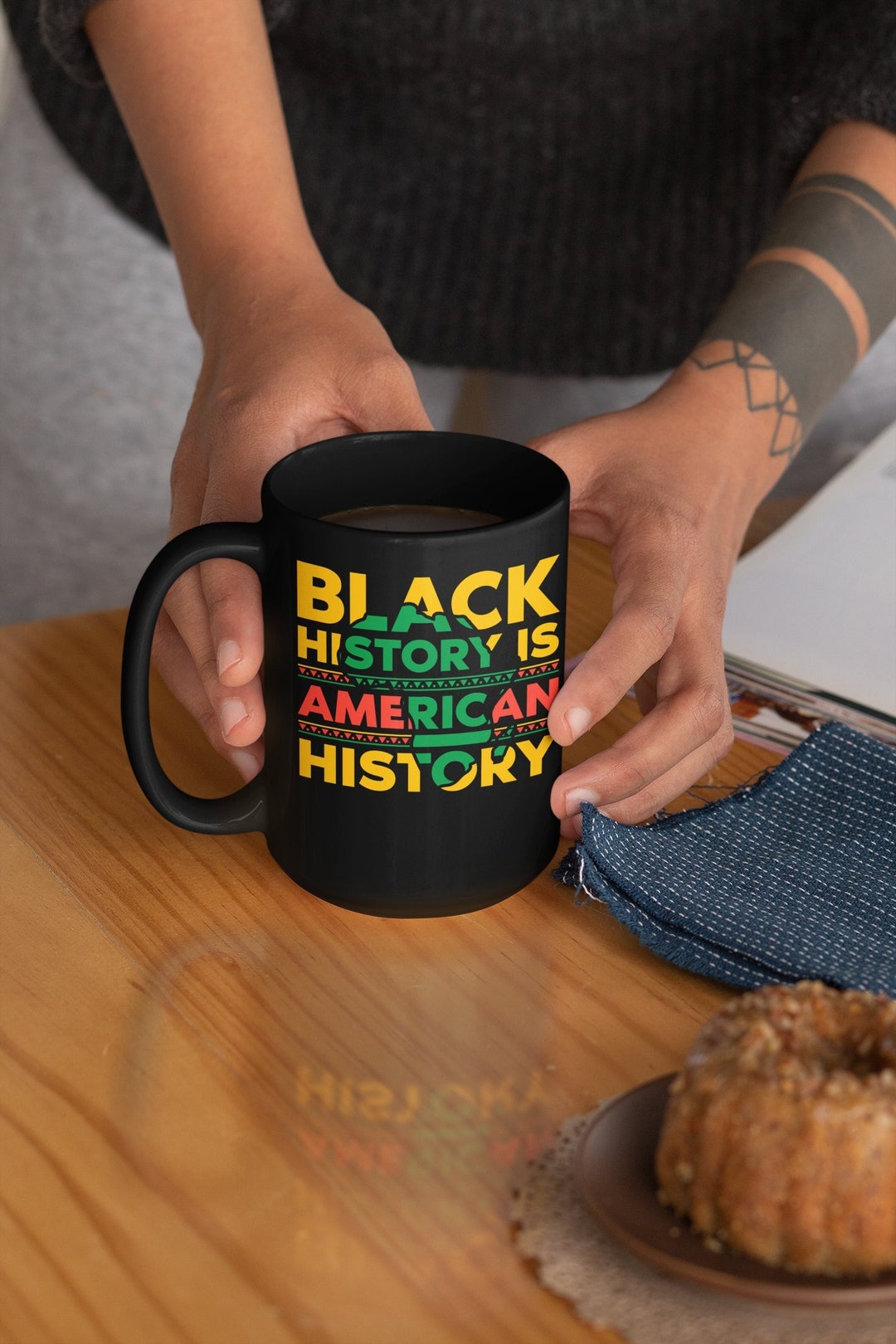 Black History Month Mug - Black History is American History, Celebrate ...