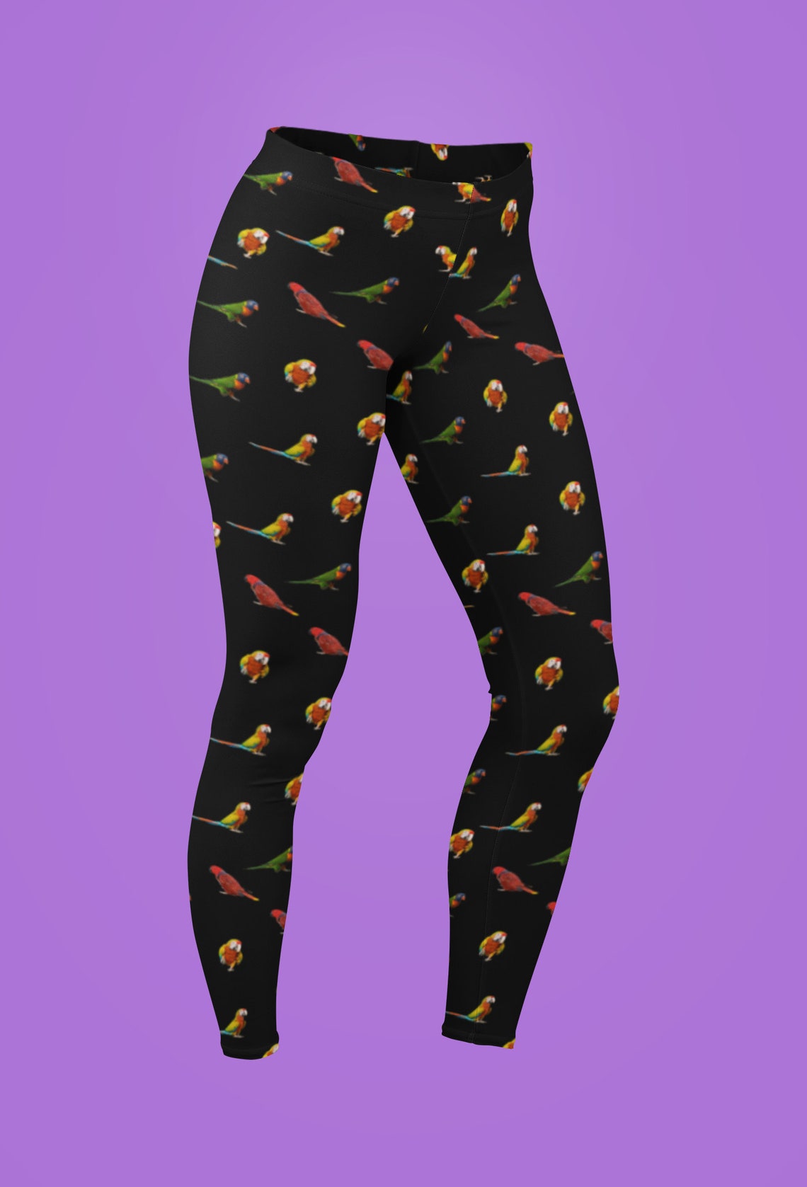 Parrot Lover Gift Parrot Outfit Pattern Leggings Legging - Etsy UK