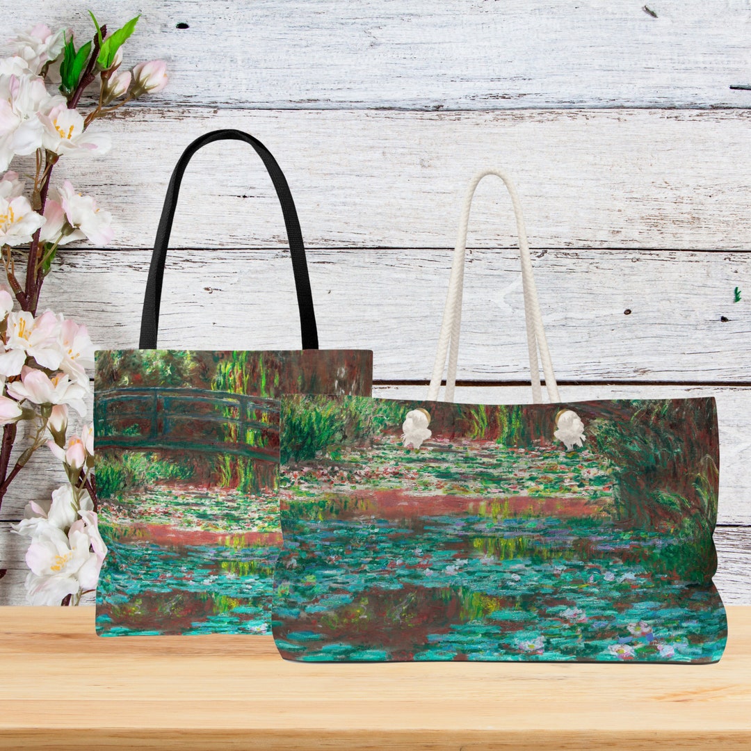 Claude Monet Tote Bag, Claude Monet Water Lily Pond (1900), Monet Art ...