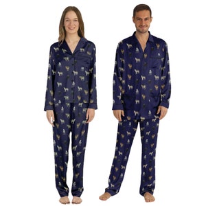 Wolf Pajama Set for Women and Men, Sleepwear Gift, Loungewear for Her ...