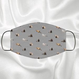 Ferret Face Mask Ferret Print Ferret Gifts Ferret Mask | Etsy