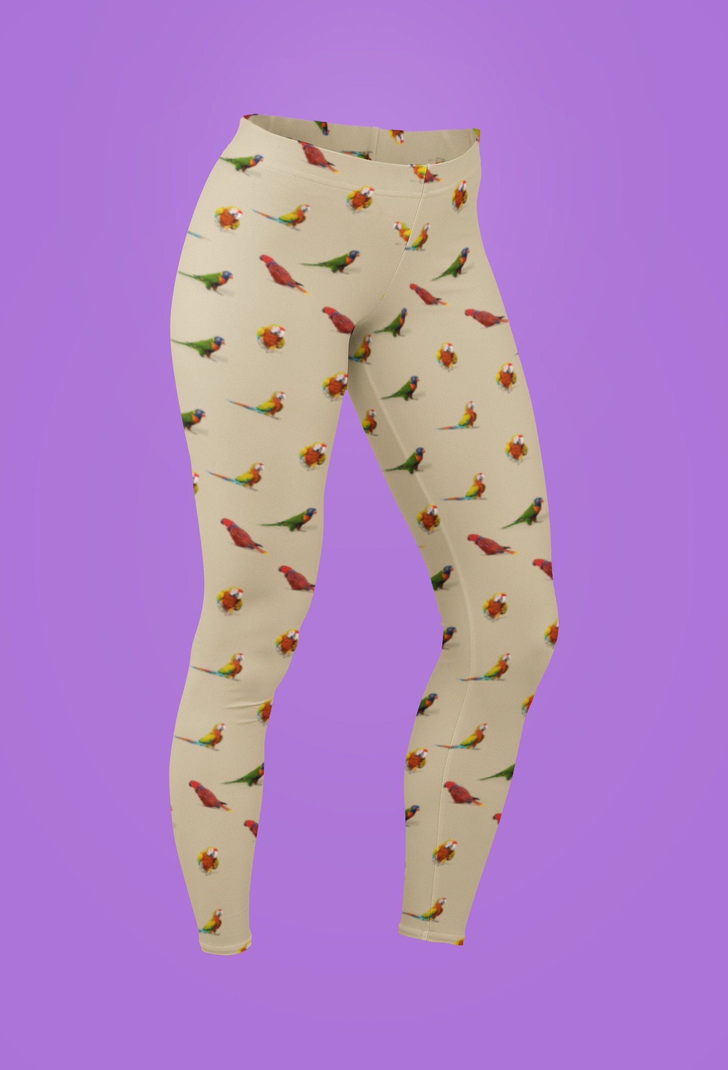 Parrot Lover Gift Parrot Outfit Pattern Leggings Legging - Etsy UK