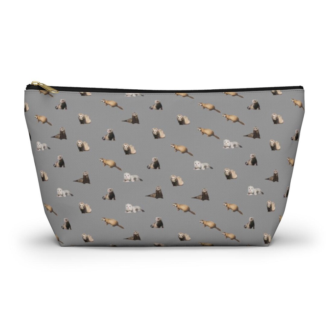 Ferret Pattern Accessory Pouch – Pet Lover Cosmetic Bag - Etsy UK