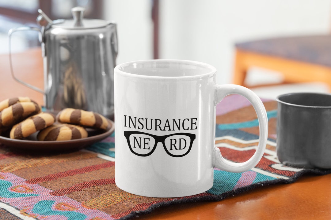 Insurance Agent Funny Coffee Mug Insurance Nerd - Etsy