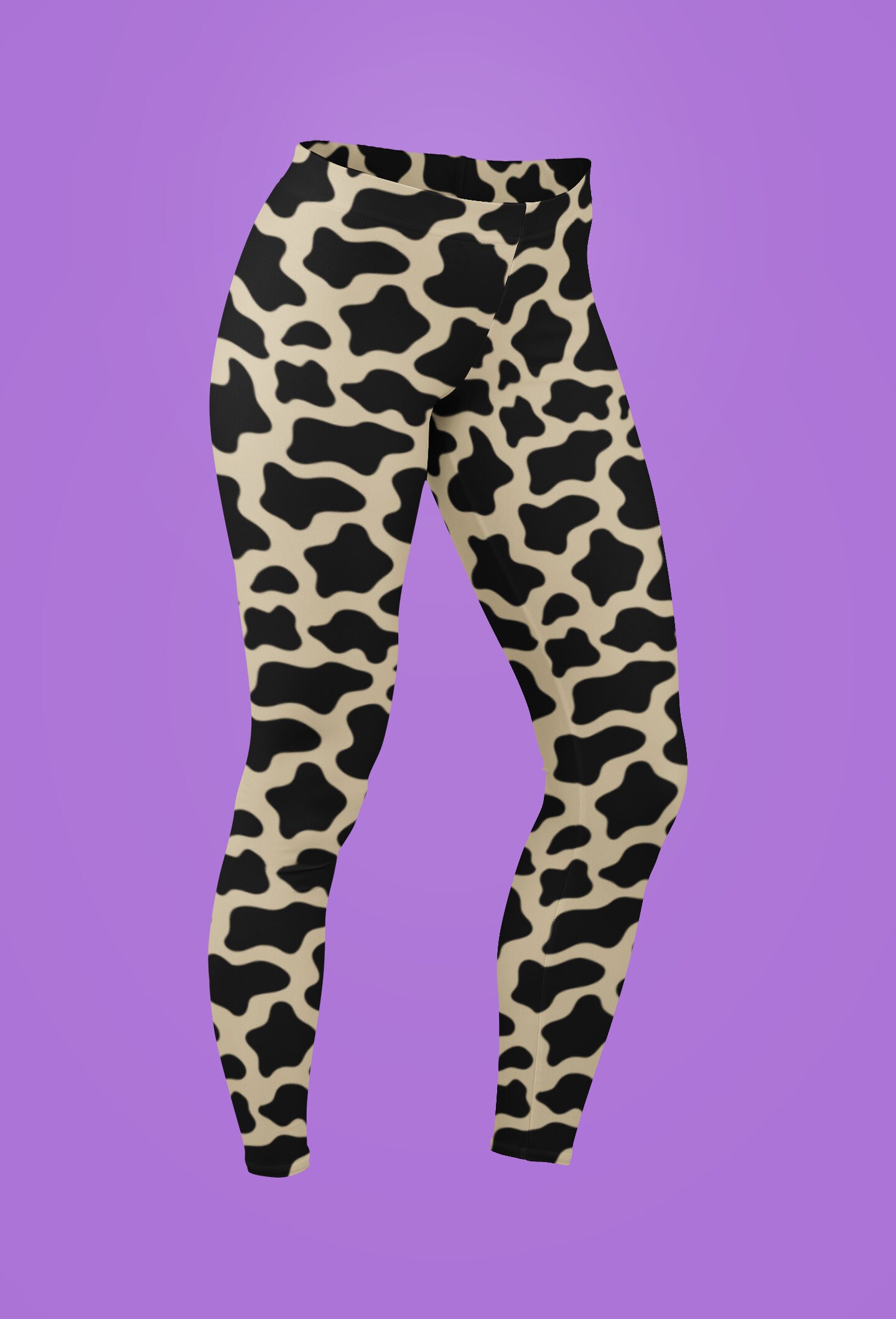 Cow Pattern Leggings Cow Lovers Gifts Cow Mom Legging Pants - Etsy UK