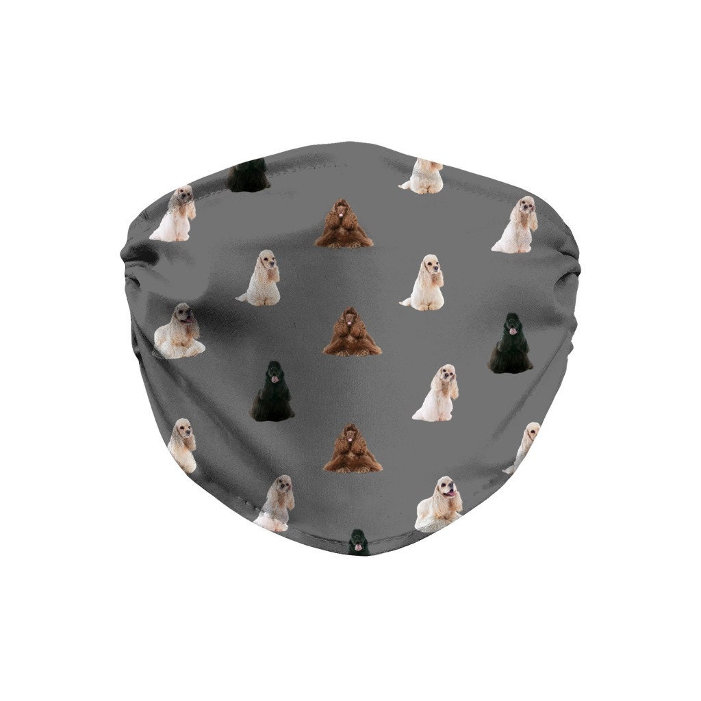 Cocker Spaniel Face Mask Cocker Spaniel Dog Lover Gift Pet | Etsy