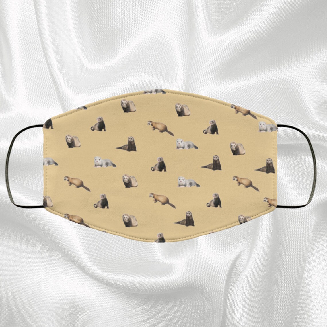 Ferret Face Mask Ferret Print Ferret Gifts Ferret Mask | Etsy