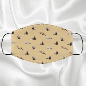 Ferret Face Mask Ferret Print Ferret Gifts Ferret Mask | Etsy