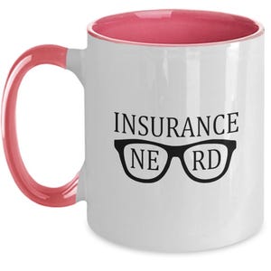 Insurance Agent Funny Coffee Mug - Insurance Nerd - Etsy