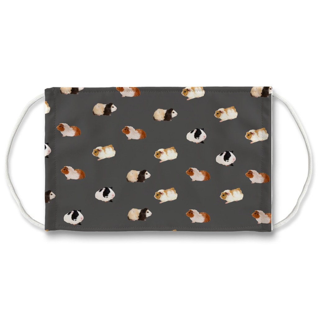 Guinea Pig Face Mask Guinea Pig Print Guineapig Gifts | Etsy