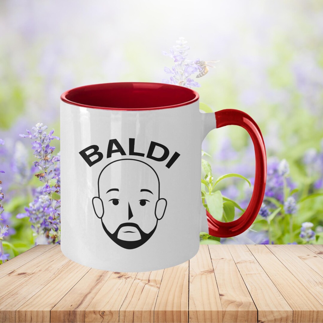 Funny Bald Man Coffee Mug - Baldi Gift Mug, Funny Gift for Bald Man ...