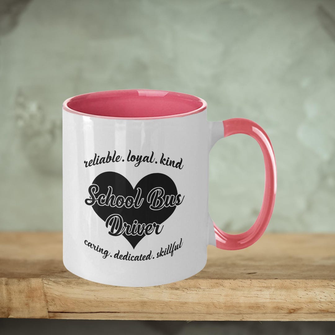 School Bus Driver Mug - Appreciation Gift for Dedicated Drivers ...