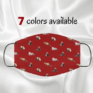 Ferret Face Mask Ferret Print Ferret Gifts Ferret Mask | Etsy